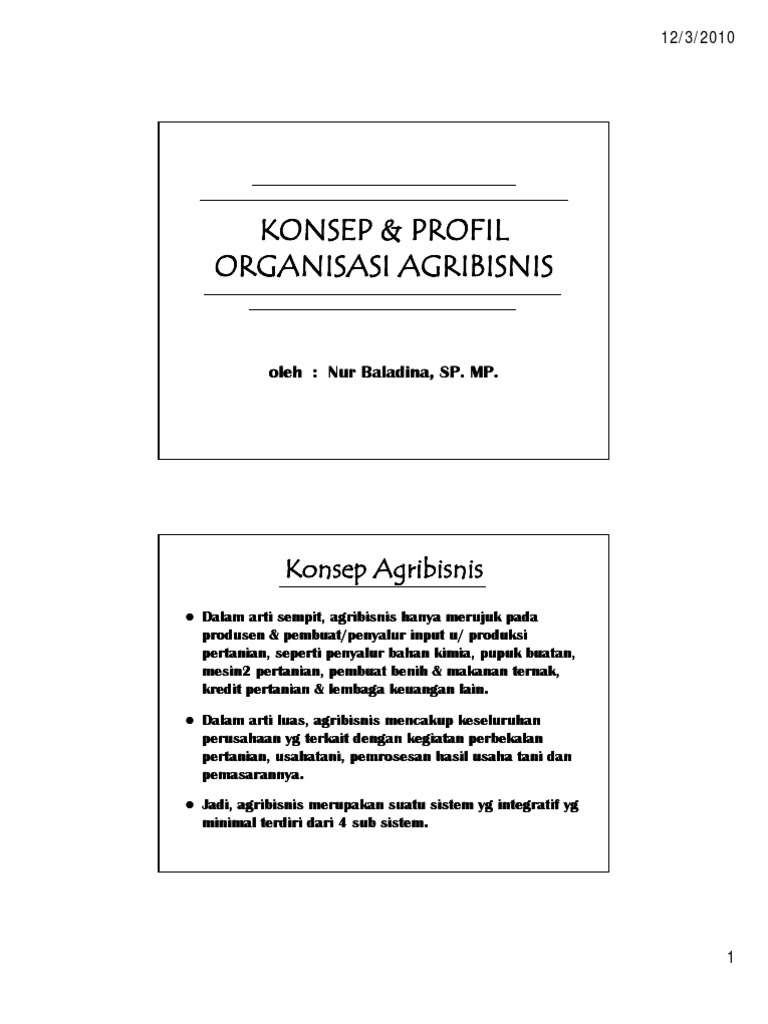 Profil Perusahaan Agribisnis | PDF | Bisnis
