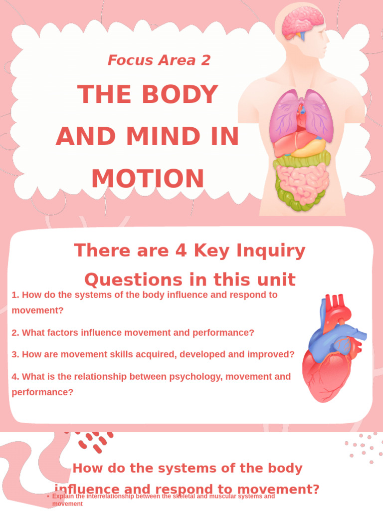 The Body and Mind in Motion - Skeletal and Muscular System | PDF | Anatomical Terms Of Motion ...