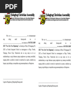 Example of Solicitation Letter Filipino | PDF