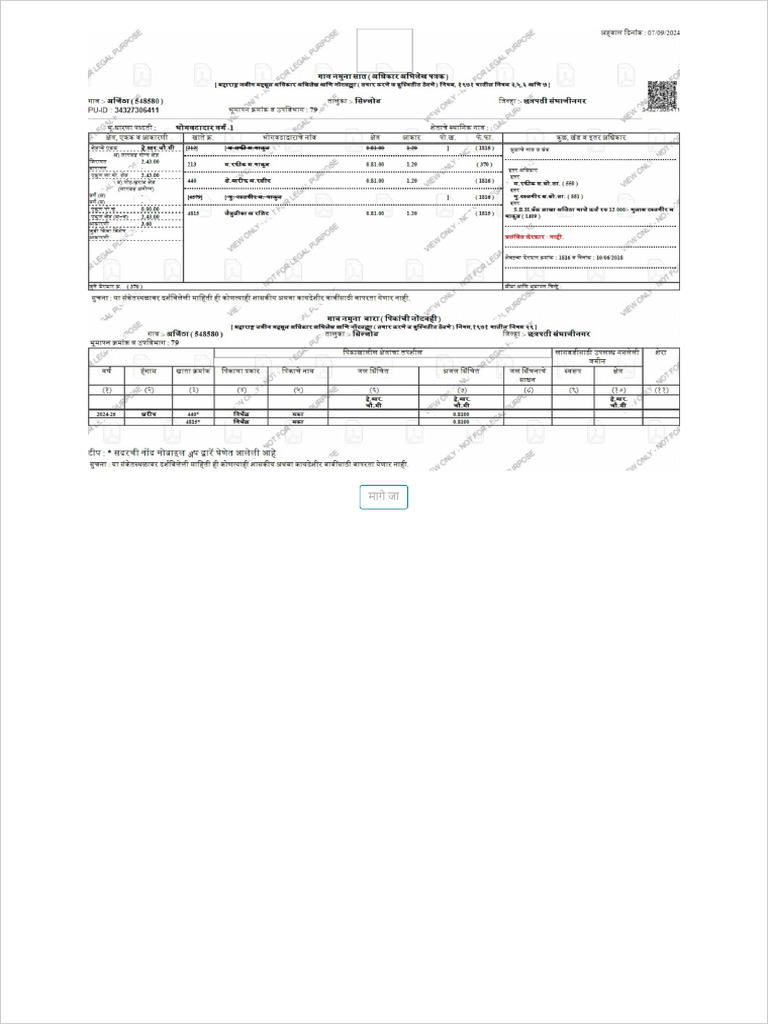 Ajantha 7 12 MSRTC Gat 79 | PDF