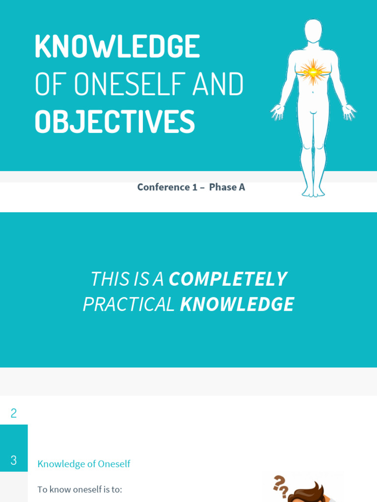 Knowledge of Oneself and Objectives | PDF | Soul | Knowledge