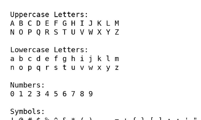 A To Z Computer Style Chart | PDF