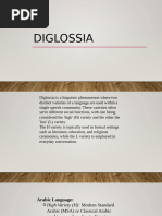 1.diglossia. Definition, History, Functions and Characteristics of Diglossia. Linguistic ...