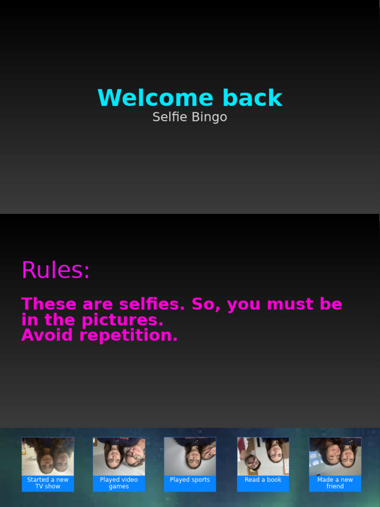 Welcome Back Bingo | PDF