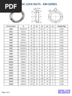 KM Series DIN 981 Lock Nut Sizes | PDF