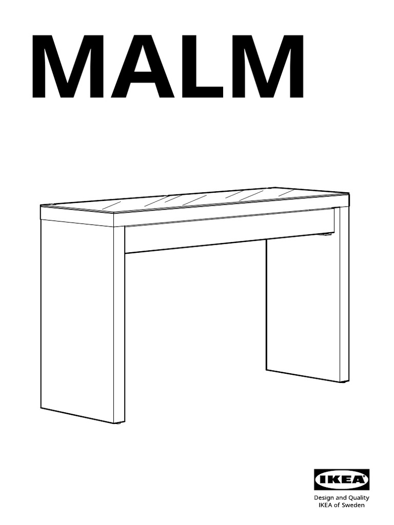 Malm Dressing Table White - AA 2192219 11 100 | PDF