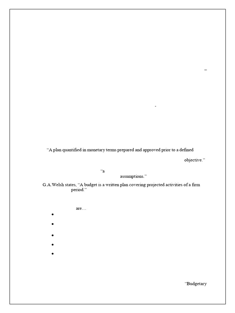 Unit 5 2C Budgetary Control. 16860232378904 | PDF | Budget | Labour ...
