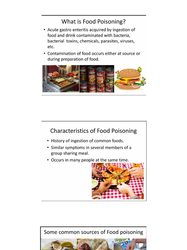 Food Poisoning | PDF