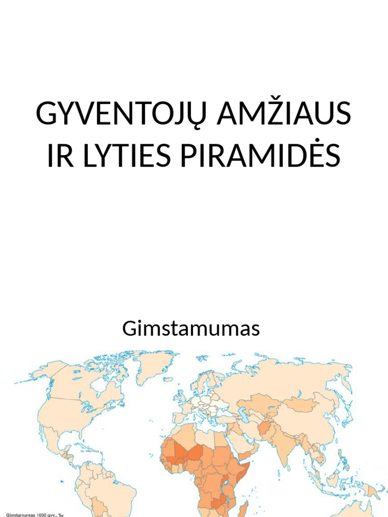 Demografine Raida, Piramides2025 | PDF