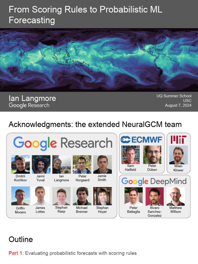 From Scoring Rules To Probabilistic ML Forecasting | PDF | General ...