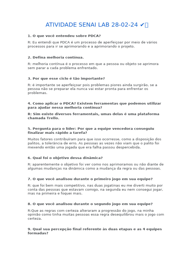 Atividade Senai Lab 28 - Resp | PDF