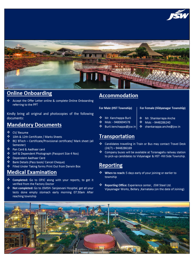 Joining Instruction Brochure Revised | PDF