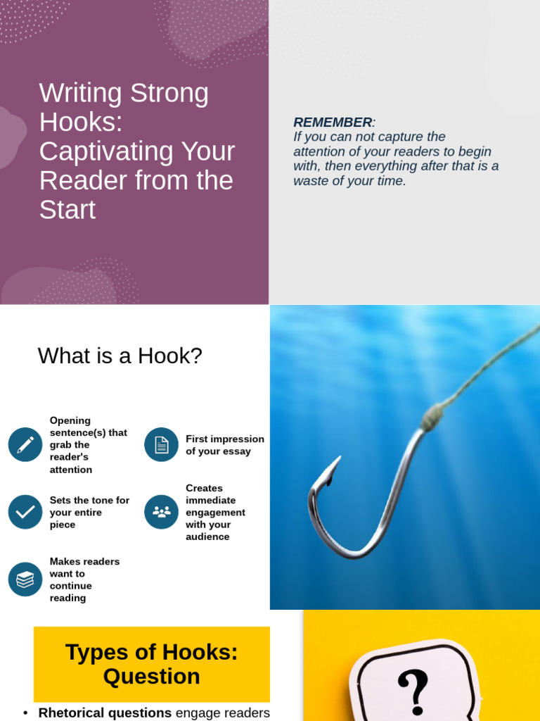 Day 3 Intro Writing Hook | PDF | Essays | Human Communication