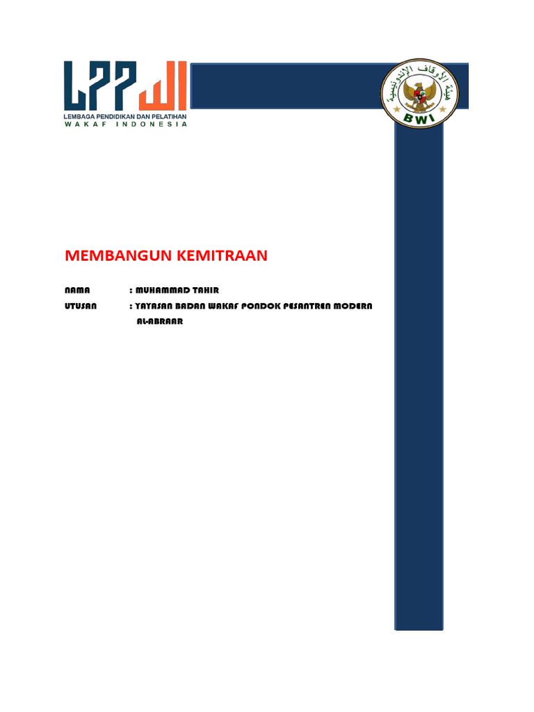 Membangun Kemitraan | PDF