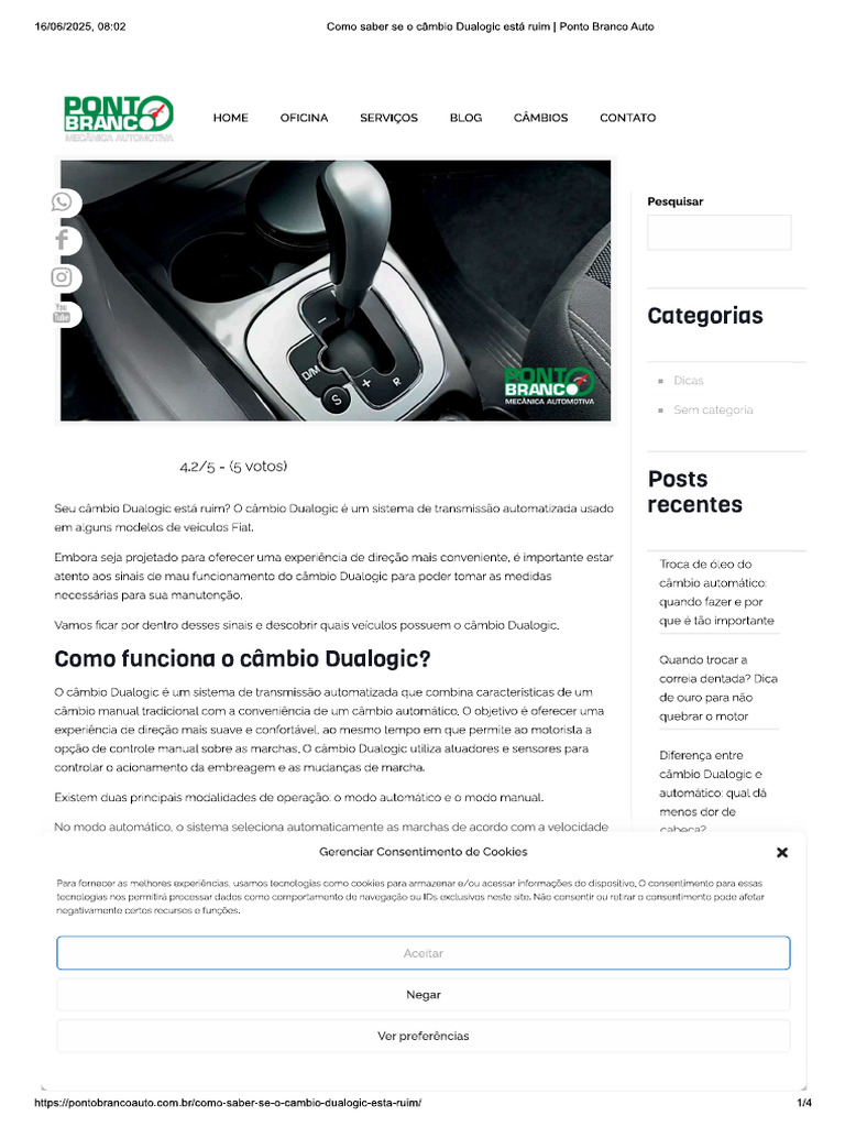 Problemas Cambio Dualogic - 02 | PDF