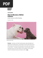 Understanding the HURIER Listening Model | PDF | Empathy | Communication