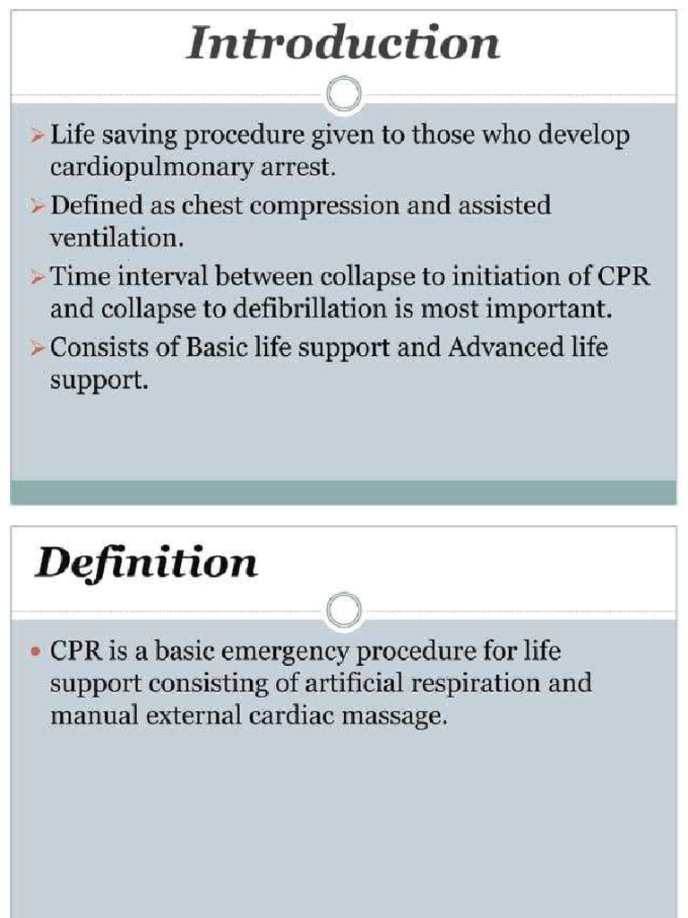 CPR | PDF