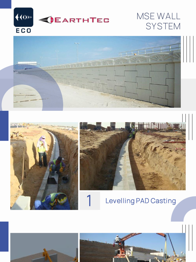 MSE Wall Construction Sequence Guide | PDF