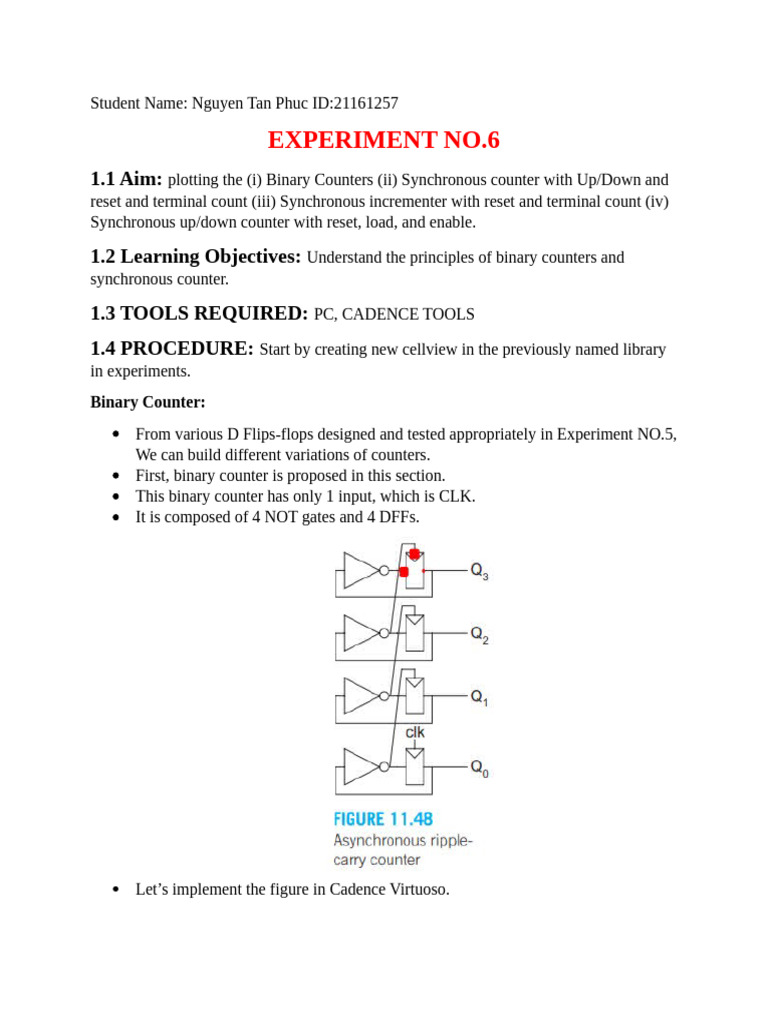 Nguyen Tan Phuc - Week 6 | PDF | Electrical Engineering | Electronics