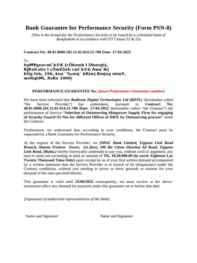 PG Sample - For | PDF