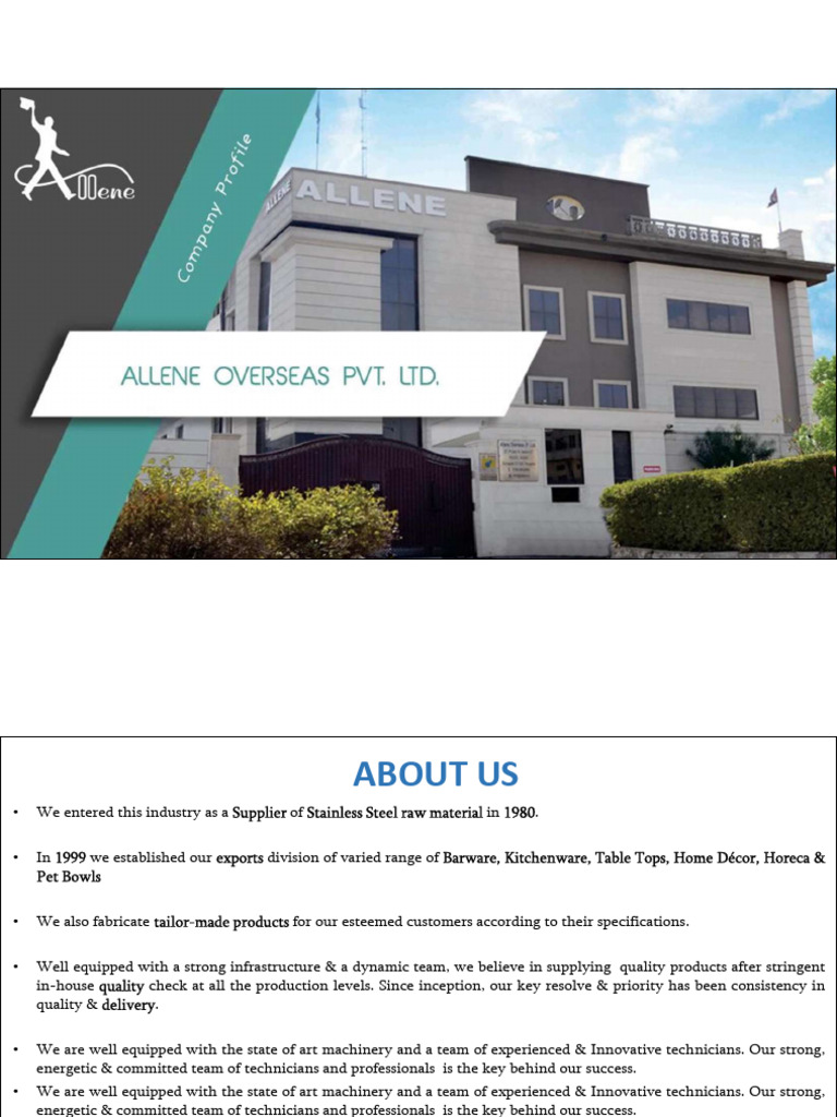 Allene Overseas - New Bar Accessories | PDF