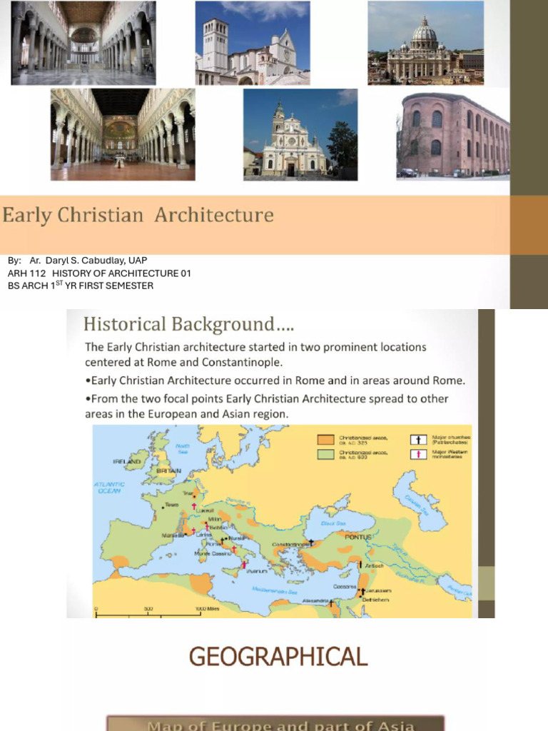 Early Christian Architecture | PDF