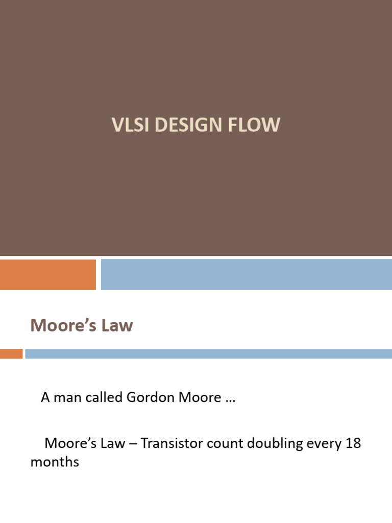 VLSI Design Flow | PDF | Semiconductor Device Fabrication | Hardware Description Language