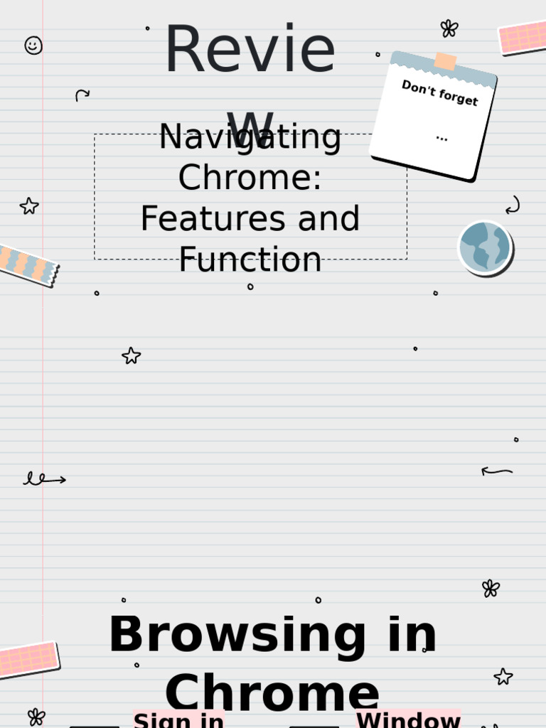 3 Browsing in Chrome NOTES | PDF | Window (Computing) | Icon (Computing)