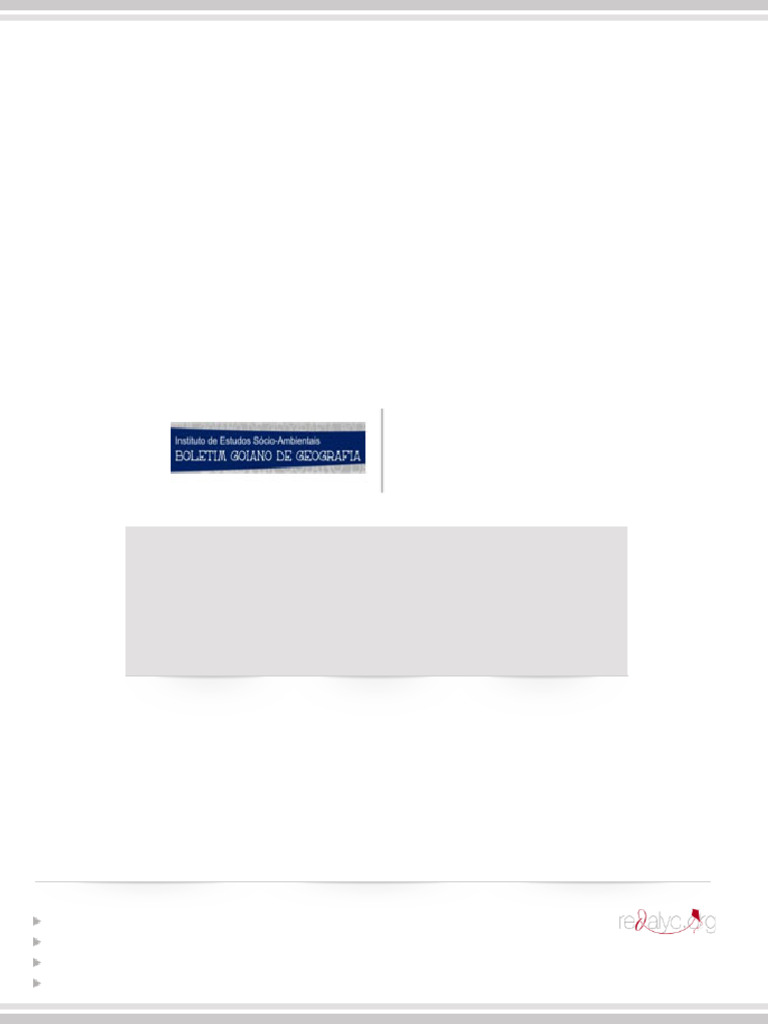 Boletim Goiano de Geografia 1984-8501: E-Issn | PDF | Producto Interno ...