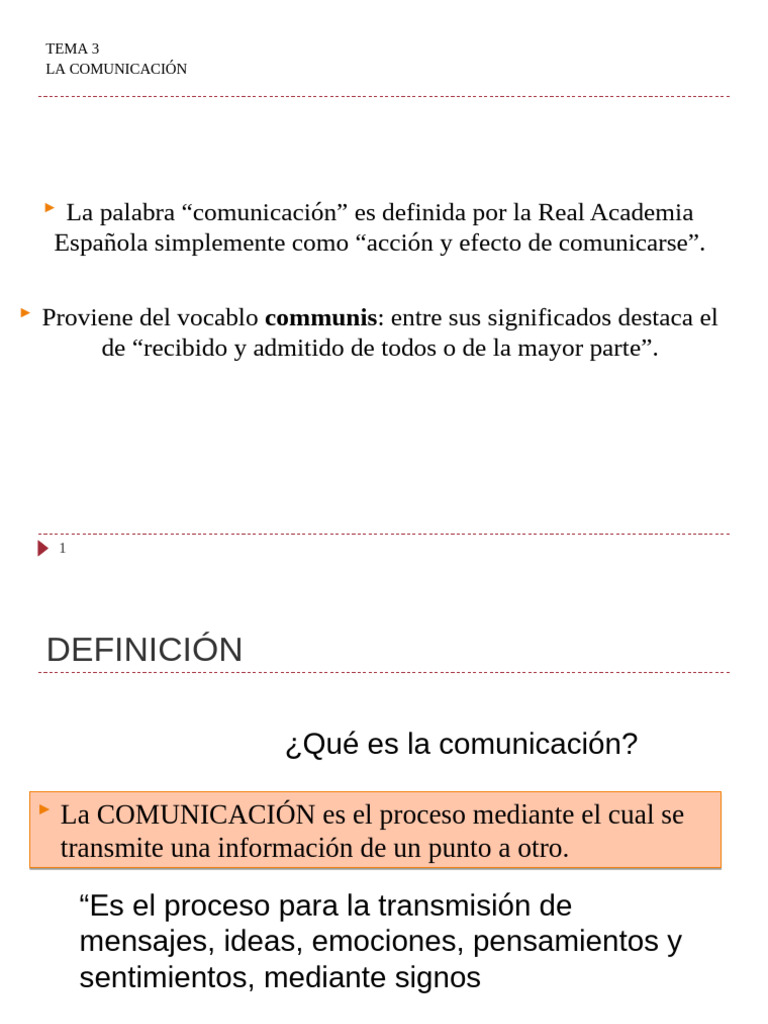 Comunicacion Tema 3 | PDF | Comunicación | Comunicación humana