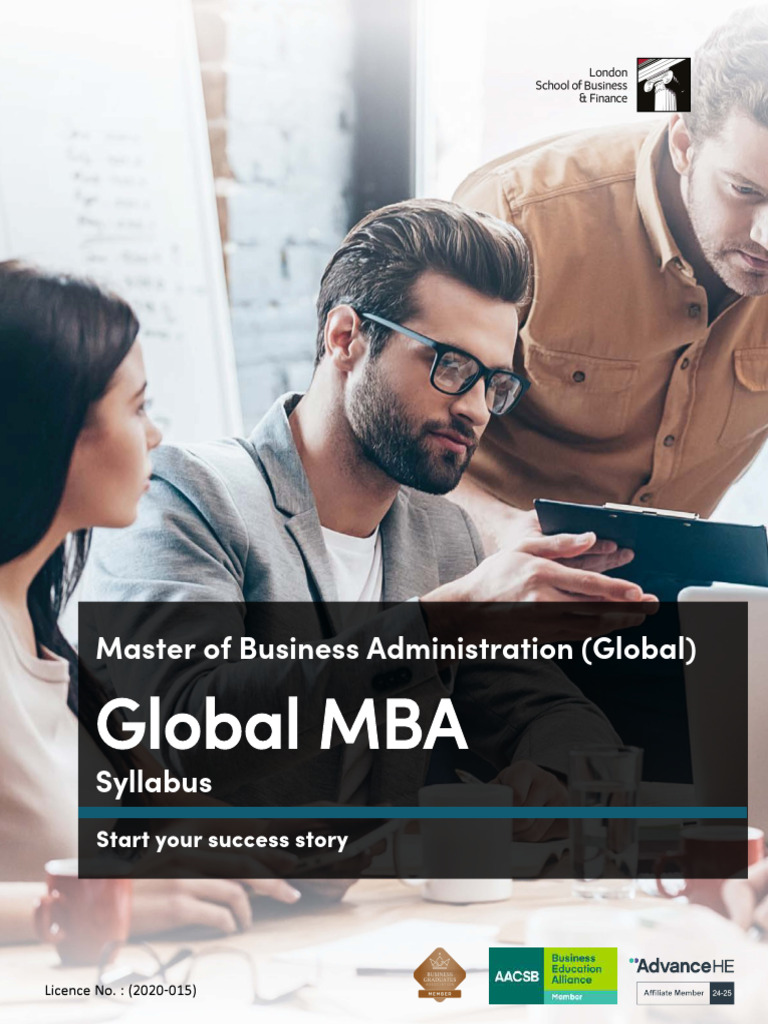 syllabus-master-of-business-administration-1 | PDF | Qualitative ...