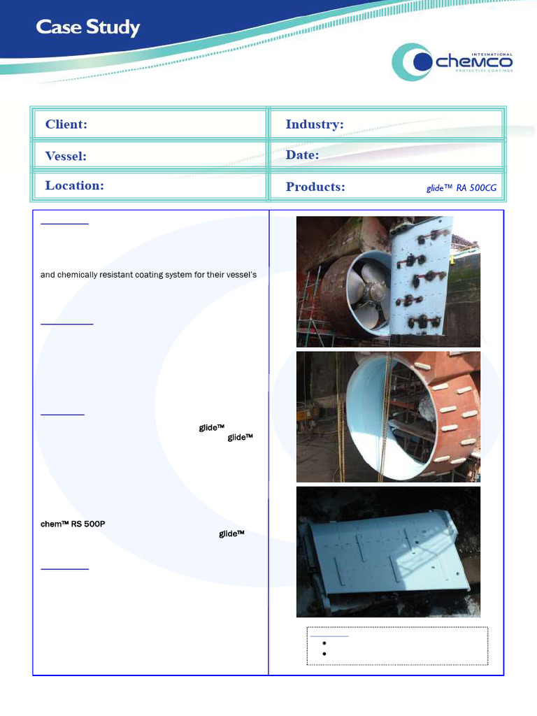 M25 - Kort Nozzle & Rudder Refurbishment - MV Arco Arun | PDF ...