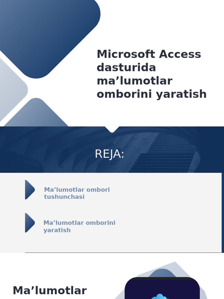 MS Access Dasturi | PDF