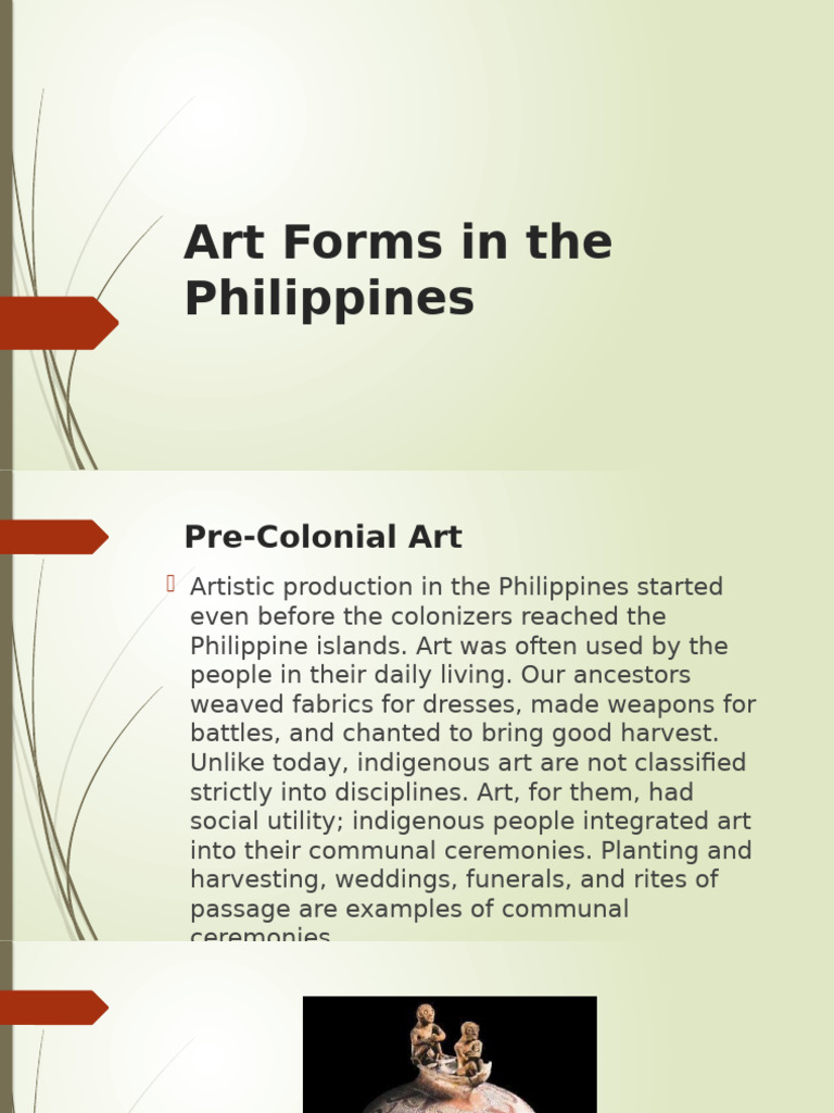 Art Forms in The Philippines | PDF | Philippines | Rituals