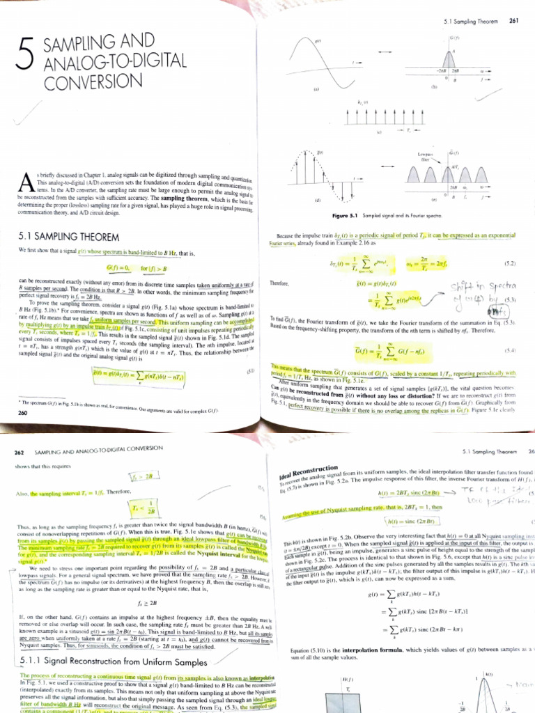 BP Lathi Part1 | PDF | Sampling (Signal Processing) | Spectral Density