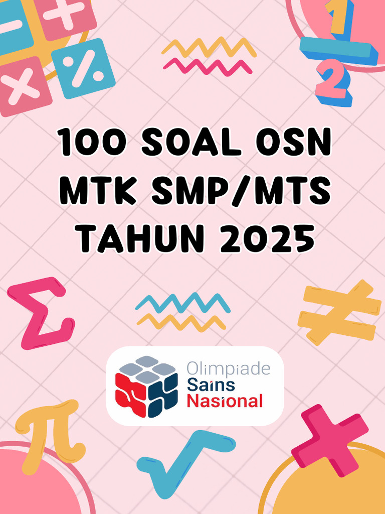 100 Soal OSN Matematika SMP 2025 | PDF