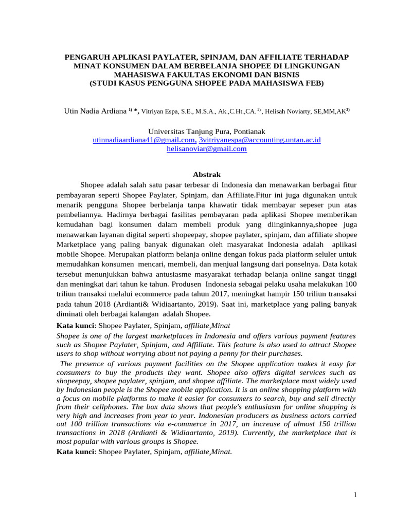 Artikel MBKM Riset | PDF