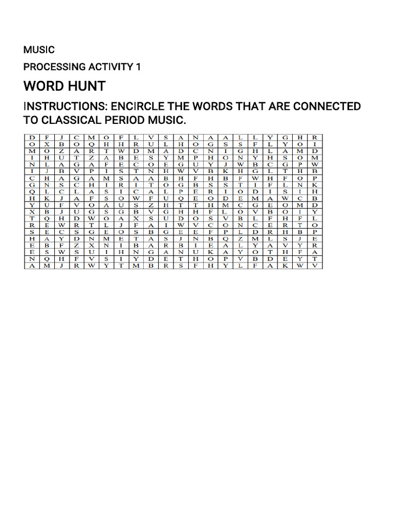 Mapeh Activity 1 | PDF