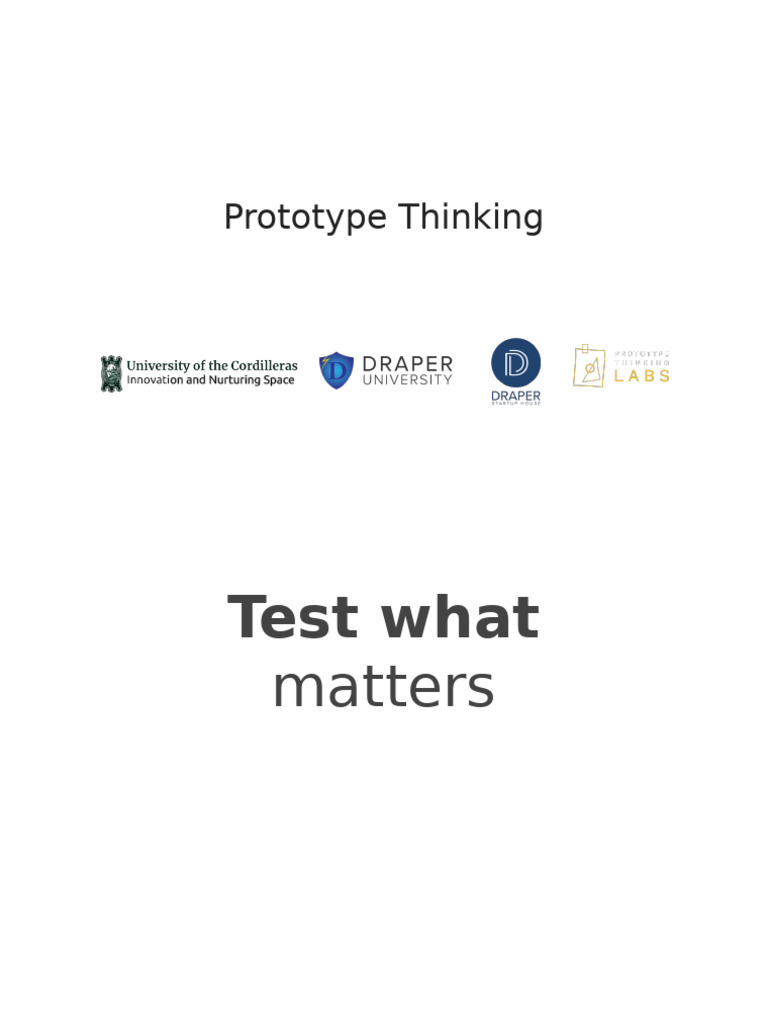Prototype Thinking V 2 | PDF