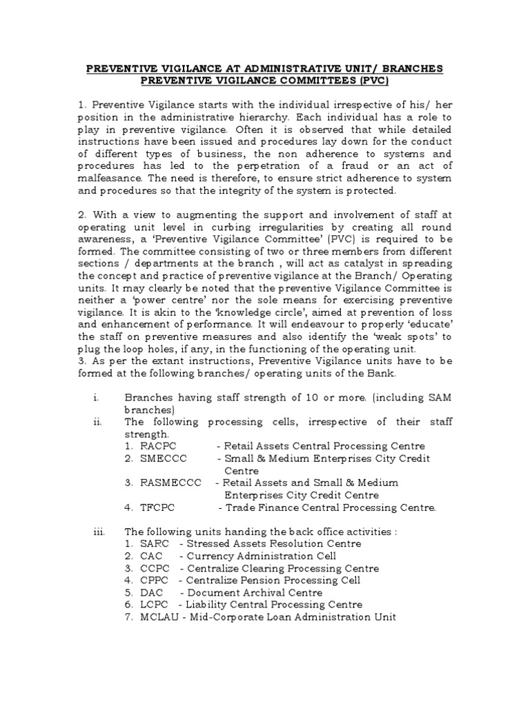 Preventive Vigilance | PDF | Polyvinyl Chloride | Justice