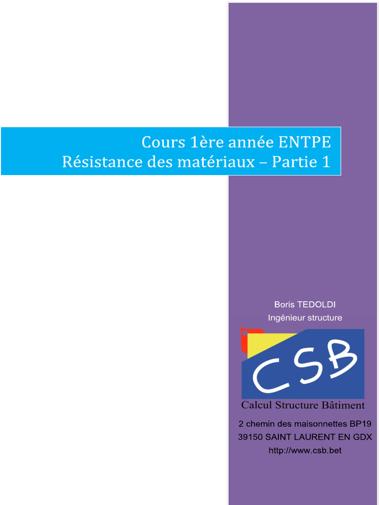 Cour RDM | PDF