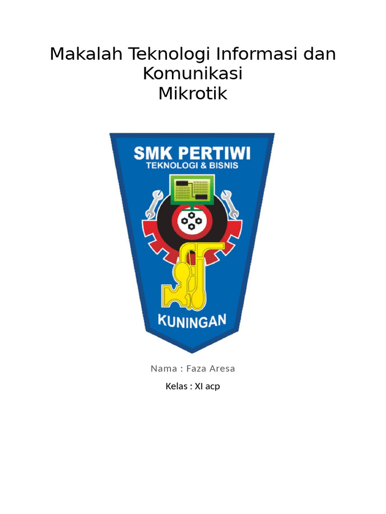 Makalah Mikrotik XI Acp by Faza Aresa | PDF