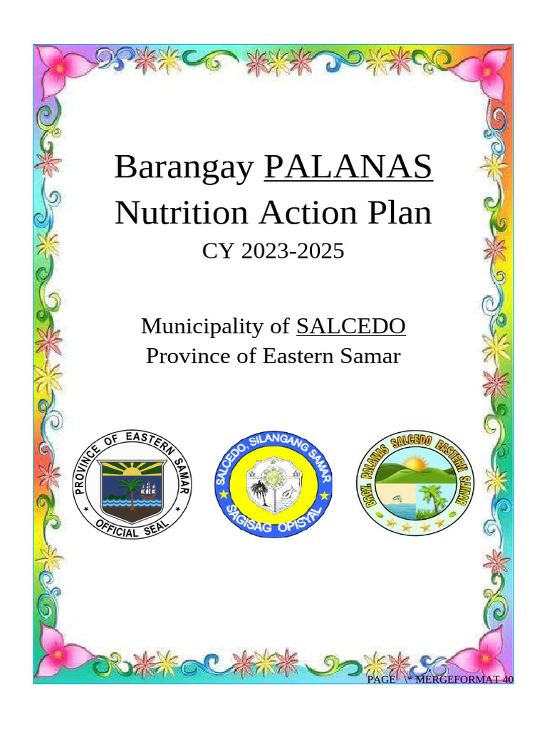 Palanas Bnap Template | PDF | Poverty | Poverty & Homelessness