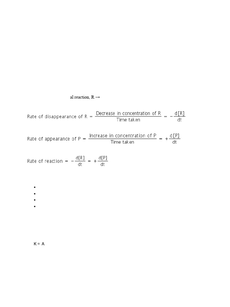 Effect of Temperature On Rate of Reaction | PDF | Reaction Rate ...