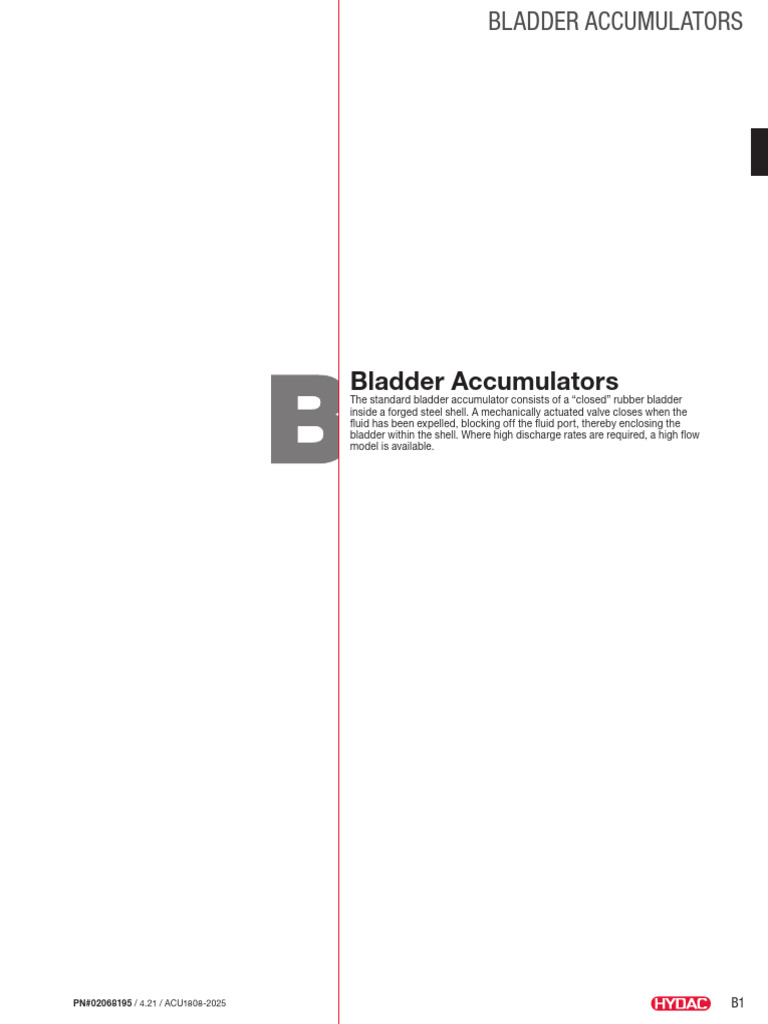 SB330 - 600 - bladder-accumulators_sb | PDF | Stainless Steel | Valve