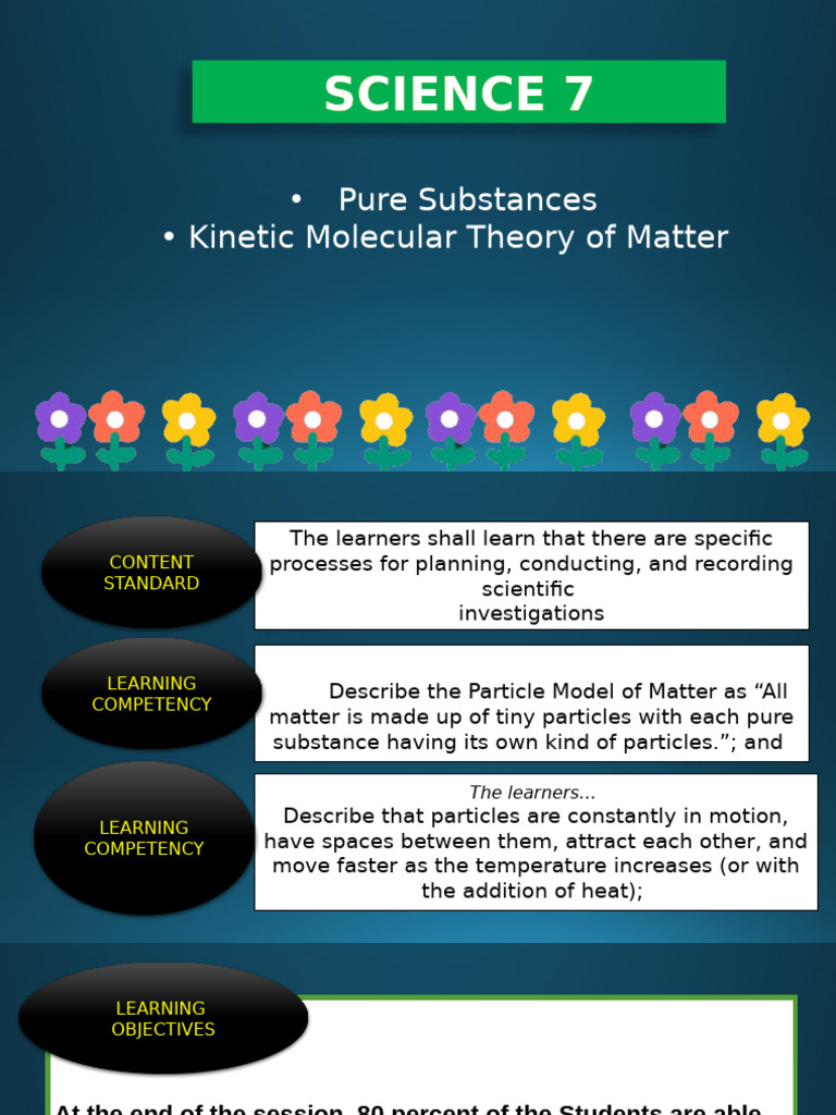science 7 quarter 1 lesson 3 | PDF | Chemical Compounds | Gases