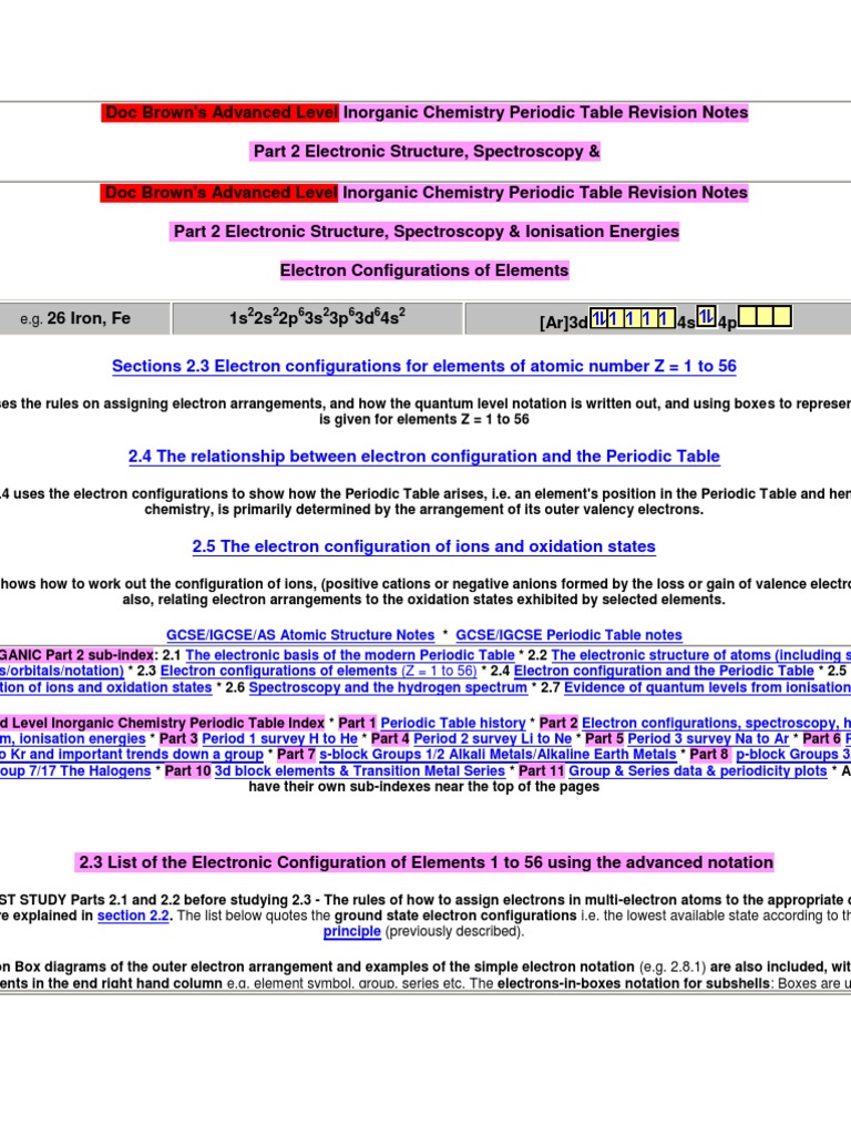 S P D F Configuration | PDF | Electron Configuration | Periodic Table