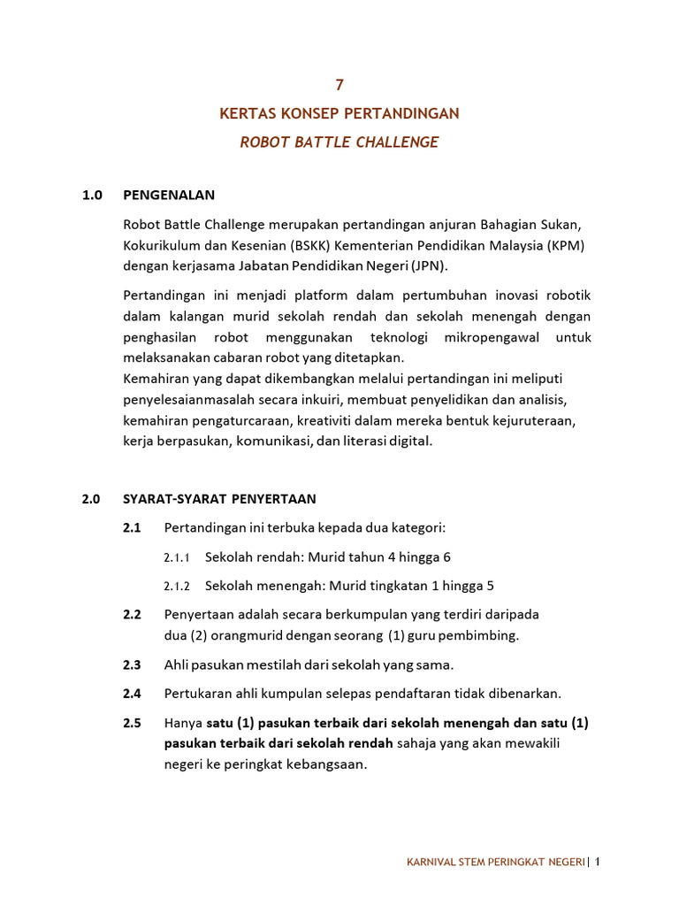Robot Battle Challenge | PDF
