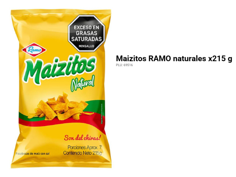 Maizitos RAMO Naturales x215 G | PDF