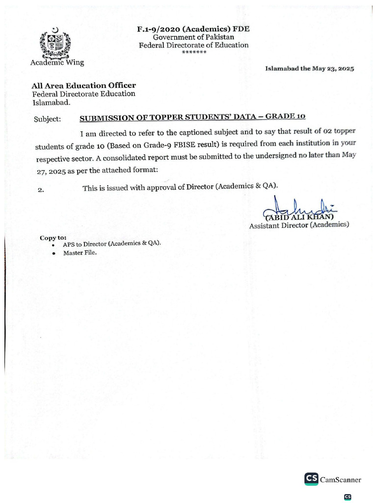 Topper Students Data | PDF
